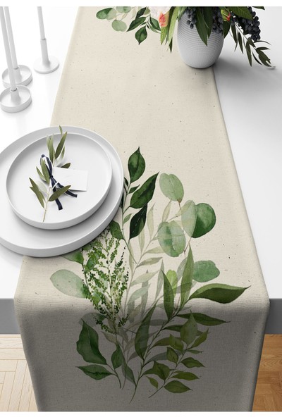 Kate Louise Botanik Çiçek Bohem Temalı 140X40 cm Dijital Baskılı Runner Kate Louise Botanik Çiçek Bohem Temalı 140X40 cm Dijital Baskılı Runner