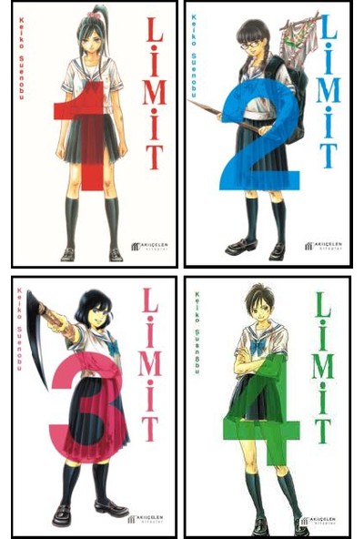 Limit 1-2-3-4. Ciltler Manga Seti - Keiko Suenobu Limit 1-2-3-4. Ciltler Manga Seti - Keiko Suenobu