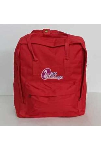 Kırmızı Flamingo Sırt Çantası