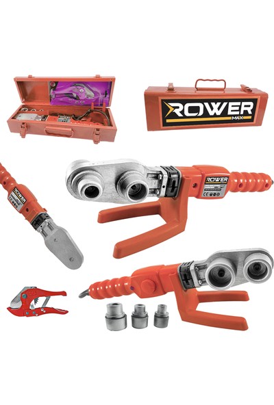 Rowermax RWRX-3026 1200 W Mini Metal Çantalı Isı Ayarlı Prc Boru Kaynak Makinesi Seti Rowermax RWRX-3026 1200 W Mini Metal Çantalı Isı Ayarlı Prc Boru Kaynak Makinesi Seti