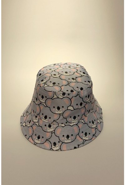 Koala Desenli Bucket Cap