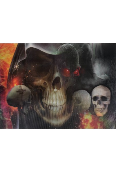 River World 5d Elmas Boyama 3 Farklı Resim Değişenli Kafatası Iskelet Tablosu 30X40 cm