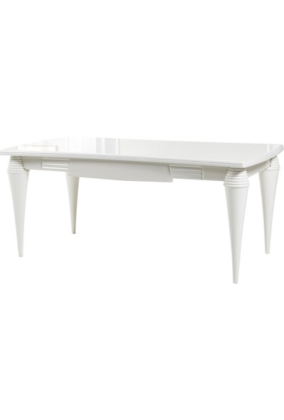 Ipek Mobilya Volga Sabit Yemek Masası ( Sedef Krem ) Ipek Mobilya Volga Sabit Yemek Masası ( Sedef Krem )