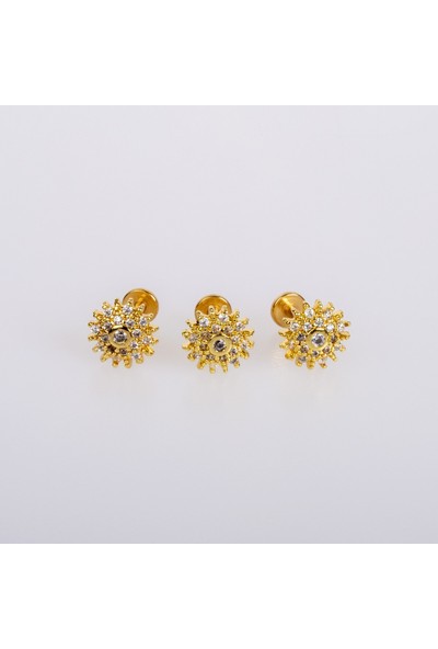 Ey Fashion 316L Cerrahi Çelik Zirkon Taşlı Piercing Tragus Ey Fashion 316L Cerrahi Çelik Zirkon Taşlı Piercing Tragus