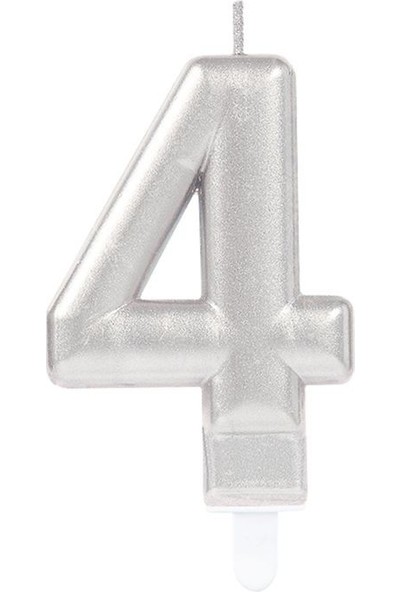 River World 4 Rakam Mum Gümüş Renk