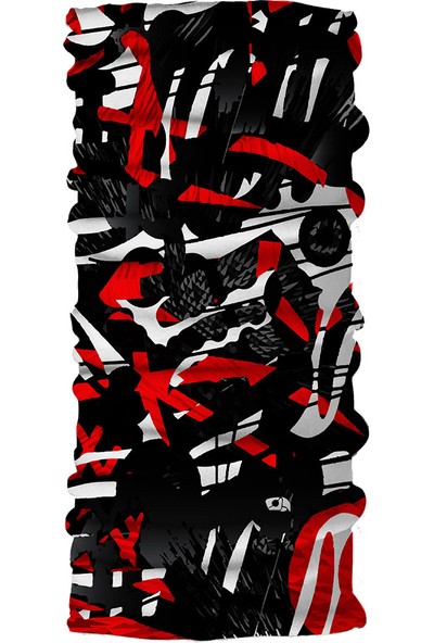 Pirate & Parrot Zara Unisex Dikişsiz Motor Bisiklet Yüz Maskesi Bandana Çok Renkli