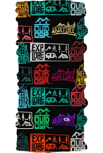 Pirate & Parrot Nature Unisex Dikişsiz Motor Bisiklet Yüz Maskesi Bandana Çok Renkli Pirate & Parrot Nature Unisex Dikişsiz Motor Bisiklet Yüz Maskesi Bandana Çok Renkli