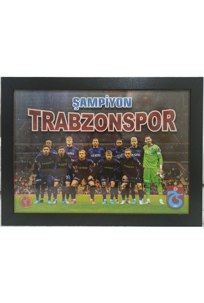 Düşler Bahçesi Şampiyon Trabzonspor Taraftar Tablosu - Şampiyon Trabzonspor Takım Çerçevesi