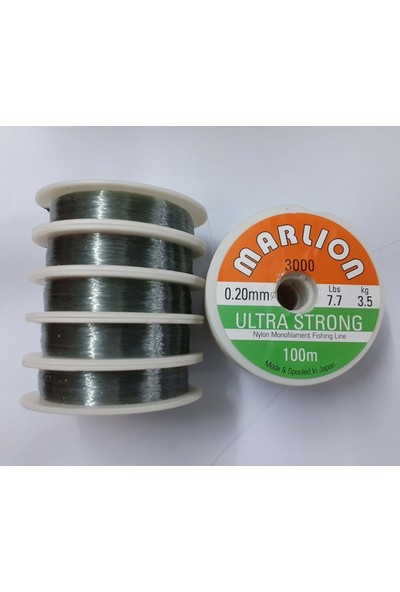 Marlion Ultra Strong Monofilament Misina 100MT 0.20MM 3.50KG