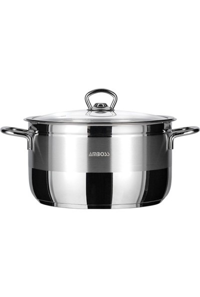 Amboss Saphire 28X17 Derin Tencere Cam Kapak 8699297000388