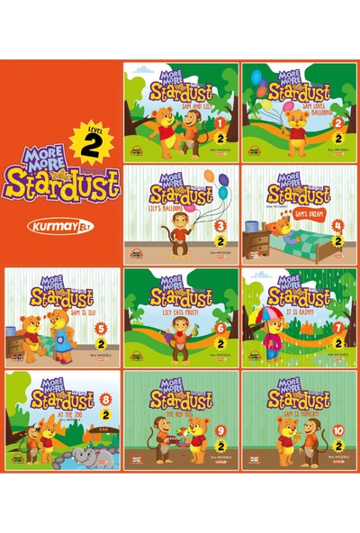More&more Level 2 Preschool Stardust 4-5 Yaş Hikaye Seti (10 Kitap) - Esra Kayışoğlu (Ciltli) More&more Level 2 Preschool Stardust 4-5 Yaş Hikaye Seti (10 Kitap) - Esra Kayışoğlu (Ciltli)