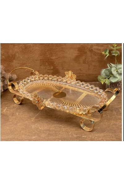 Ayaklı Dekoratif Cam Gondol - L Ayaklı Dekoratif Cam Gondol - L