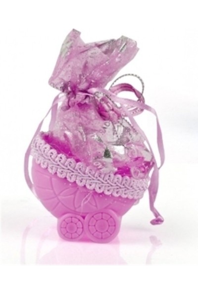 Zavansa Bebek Mevlüt Şekeri - Pembe Bebek Arabası Zavansa Bebek Mevlüt Şekeri - Pembe Bebek Arabası