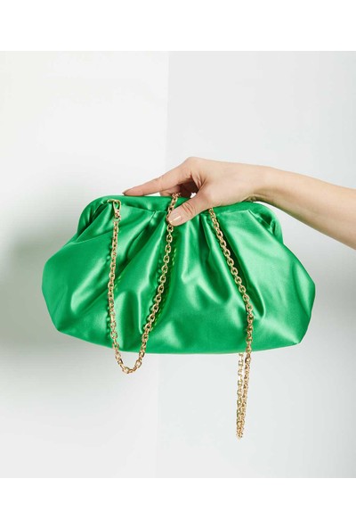 Y-Ours Glam Yeşil Portföy Çanta