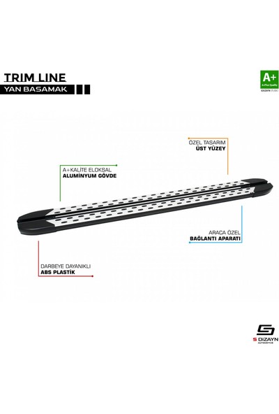 S-Dizayn Vw Volt Van Kısa Şase Trimline Gri Yan Basamak 215 cm 19 S-Dizayn Vw Volt Van Kısa Şase Trimline Gri Yan Basamak 215 cm 19