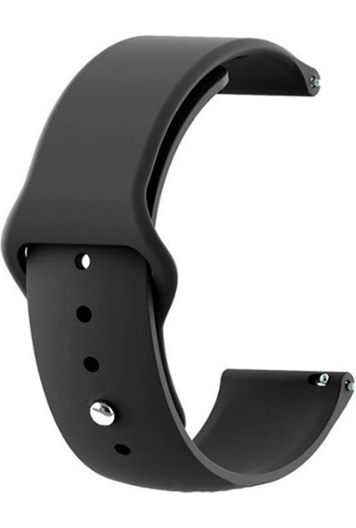 Smcase Polar Grit x Pro Kordon Mat Düz Klasik Silikon Krd 11 Siyah