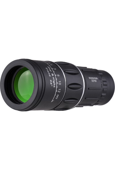 Top Sport 16X52 Taşınabilir Mini Monoküler Teleskop 1/4 Inç Vida