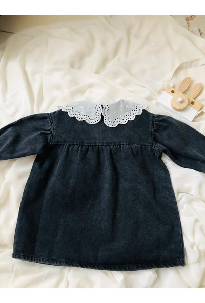 Bebek Siyah Kot Elbise