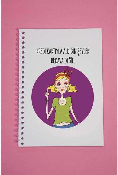Evrem Yayıncılık Kredi Kartıyla Alınan Şeyler Bedava Değil Not Defteri 120 Sayfa Evrem Yayıncılık Kredi Kartıyla Alınan Şeyler Bedava Değil Not Defteri 120 Sayfa