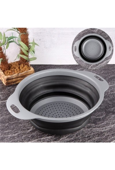 Tohana Ayarlanabilir Akordiyon Katlanabilir Yuvarlak Süzgeç