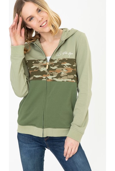 U.S. Polo Assn. Yesıl Sweat Shırt 50240659-VR027