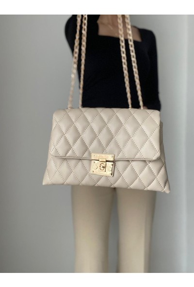 Pollux Kilitli Kapitone Kadın Çanta Omuz Pollux Kilitli Kapitone Kadın Çanta Omuz