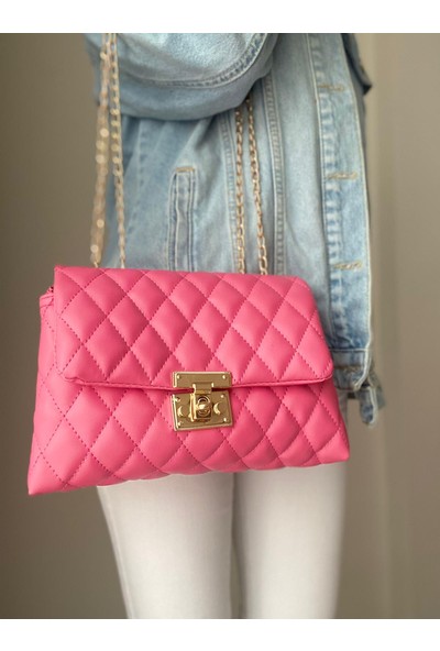 Pollux Kilitli Kapitone Kadın Çanta Omuz Pollux Kilitli Kapitone Kadın Çanta Omuz