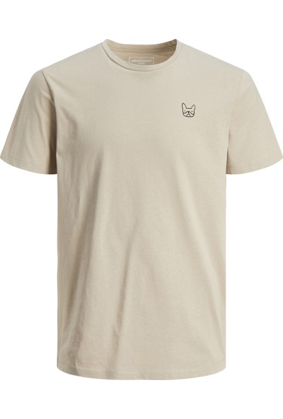 Jack & Jones Denim Dog Islemeli Tisört
