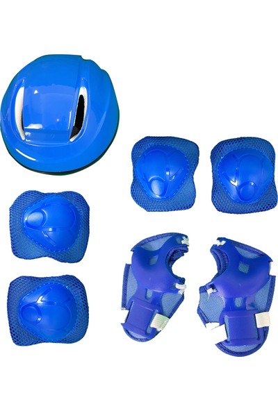 Viyoly Çocuk Kask, Dizlik ve Dirseklik Takımı - Mavi Viyoly Çocuk Kask, Dizlik ve Dirseklik Takımı - Mavi