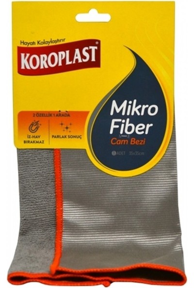 Koroplast Mikrofiber Cam Bezi 35X35 Koroplast Mikrofiber Cam Bezi 35X35