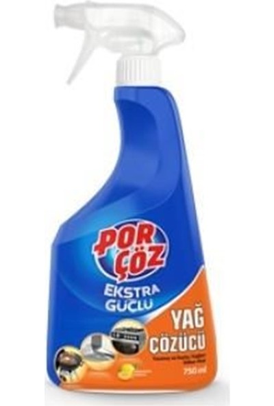 Porçöz Yağ ve Kir Sökücü Sprey Limon 750 ml Porçöz Yağ ve Kir Sökücü Sprey Limon 750 ml