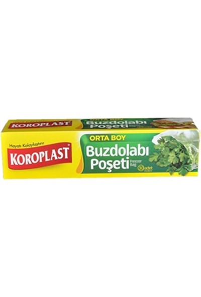 Koroplast Buzdolabı Poşeti Orta 24 x 38 cm