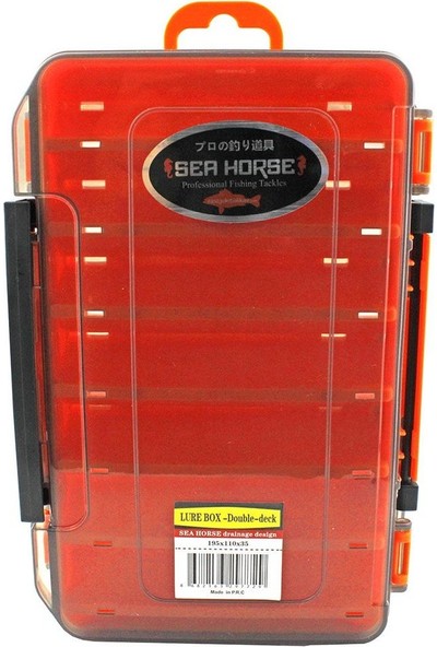 Sea Horse Lure Box Çift Taraflıı 195*110*35