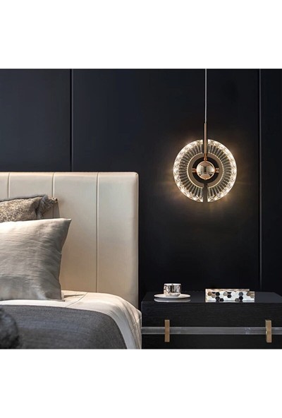 Fico Home Modern Ithal Tasarım Ürünü Sarkıt LED Avize Gold Sarı Fico Home Modern Ithal Tasarım Ürünü Sarkıt LED Avize Gold Sarı