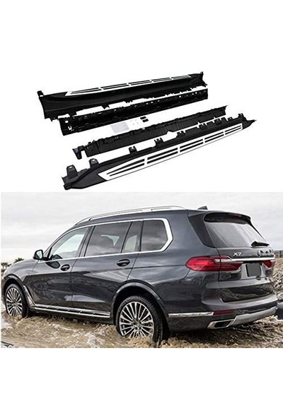 Drs Tuning Bmw X7 2019- Yan Basamak Sıde Step Square Style