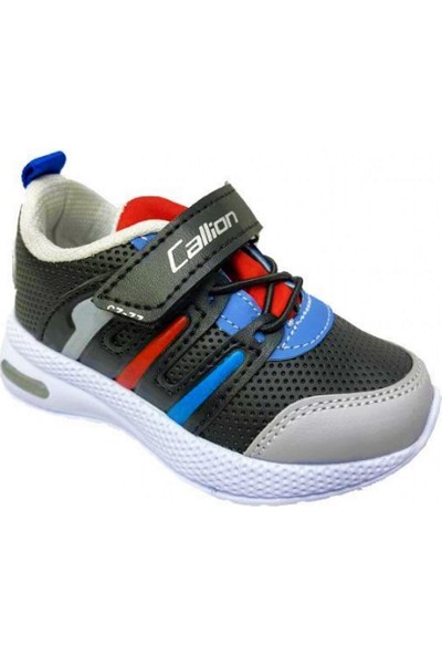 Bcal-02 Işıklı Bebe Günlük Spor Ayakkabı Buz-Siyah