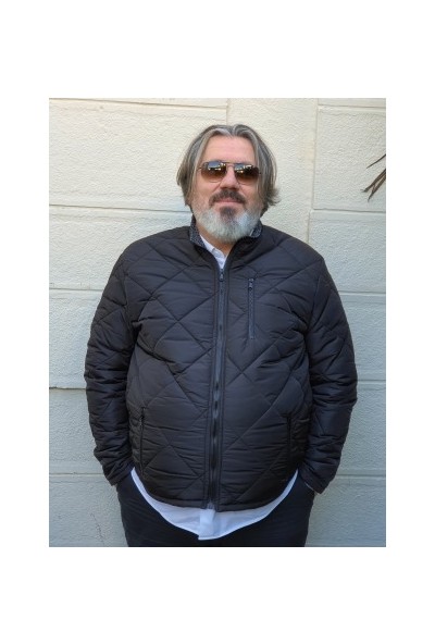 Stoncs Erkek Siyah Battal Büyük Beden Kışlık Kapitone Mont Stoncs Erkek Siyah Battal Büyük Beden Kışlık Kapitone Mont