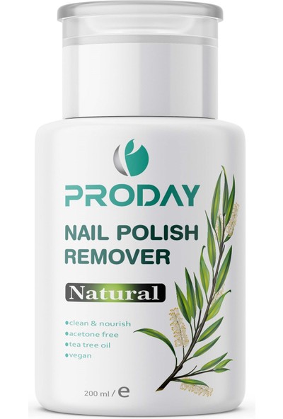 Proday Asetonsuz Oje Çıkarıcı 200 ml Pompalı – Nail Polish Remover