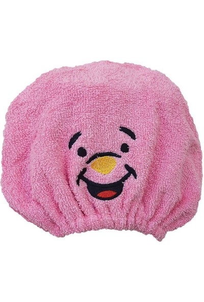 Jung Çocuk Kids Düğmeli Havlu Saç Kurulama Bonesi Saç Havlusu