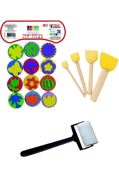 Arthobi Ponpon Fırça, Rulo Fırça, Baskı Eva Yıkanabilir Arthobi Ponpon Fırça, Rulo Fırça, Baskı Eva Yıkanabilir