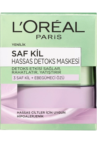 Loreal Paris L'oreal Paris Saf Kil Hassas Detoks Maskesi 3