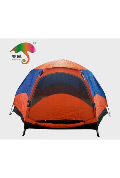 Tam Otomatik 6-8 Kişilik Hexagonal Su Geçirmez Çadır Kamp Çadırı Aile Boyu