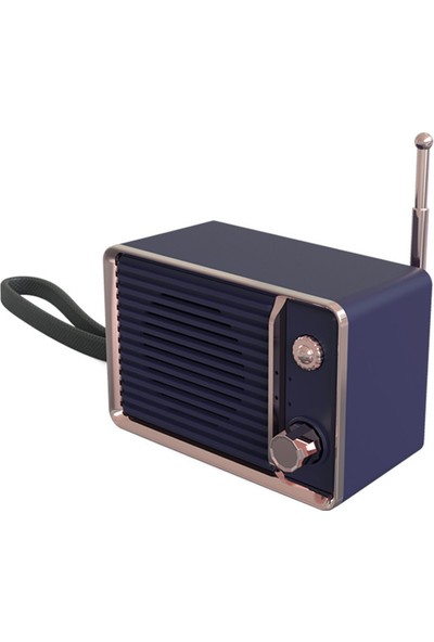 Getek DW01 Taşınabilir Bluetooth Hoparlör Mavi (Yurt Dışından)