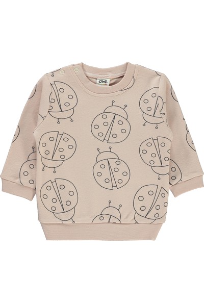 Civil Baby Kız Bebek Sweatshirt 6-18 Ay Pudra Pembe