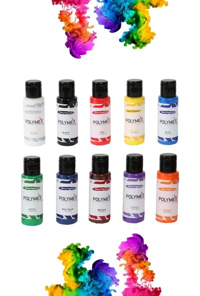 Polymex Epoksi Reçine Pigment Ana Renkler 10 x 35 Ml.