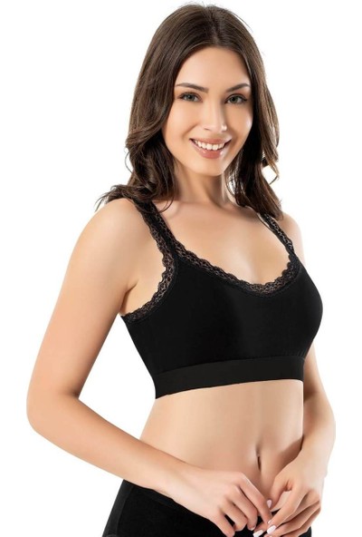 Edizce Bayan Modelli Dantelli Büstiyer 6381 Edizce Bayan Modelli Dantelli Büstiyer 6381