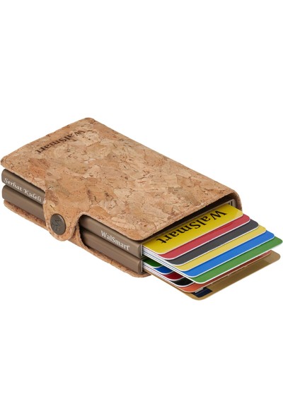 Walsmart Twin Mantar Akıllı Mekanizmalı Cüzdan