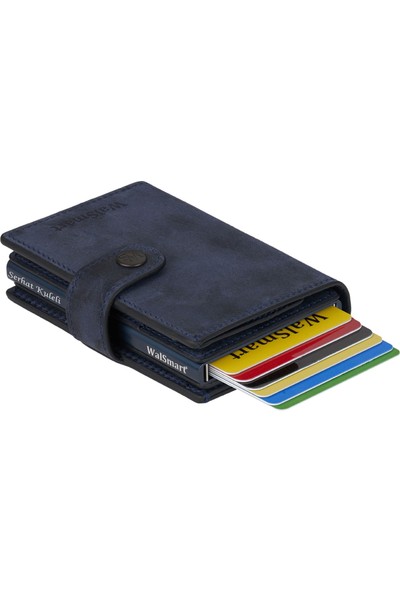 Walsmart Dual Crazy Akıllı Mekanizmalı Deri Cüzdan
