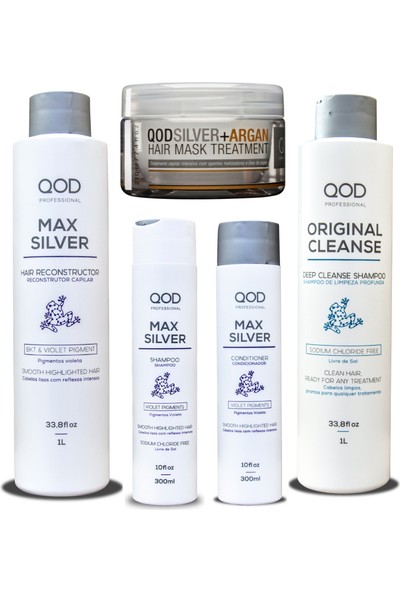 Qod Profesyonel Max Silver Brezilya Fönü Seti