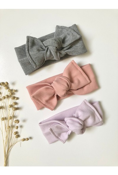 Babycool Kız Bebek 3'lü Ribana Bandana Seti